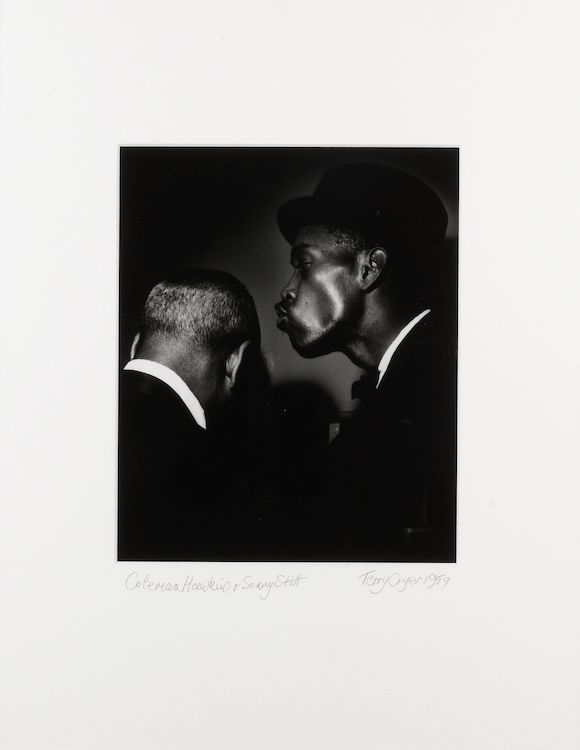 Bonhams : Terry Cryer (British, born 1934) 'The Kiss; Coleman Hawkins ...
