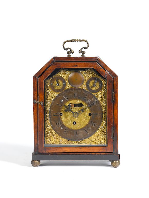Bonhams : A mid 18th century Austrian table clock by L. Herr