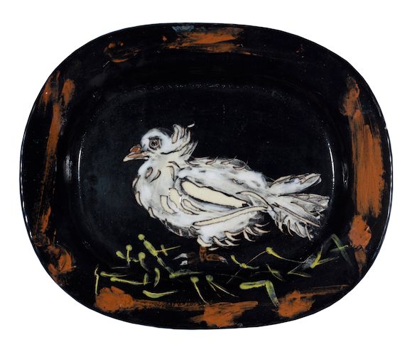Bonhams : Pablo Picasso (Spanish, 1881-1973) Colombe sur lit de paille ...