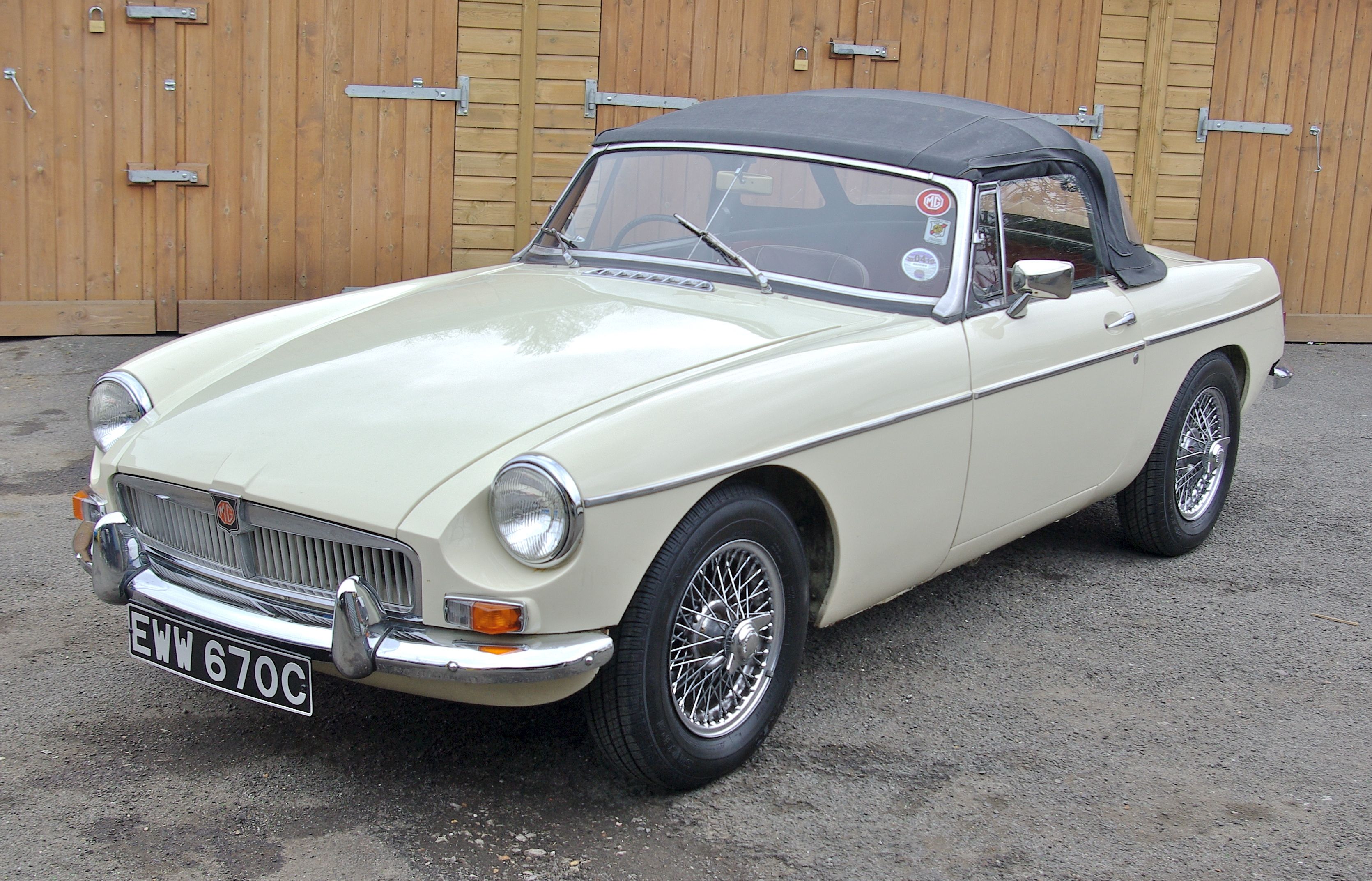 Bonhams Cars : Only 22,000 miles and two owners from new,1965 MGB ...