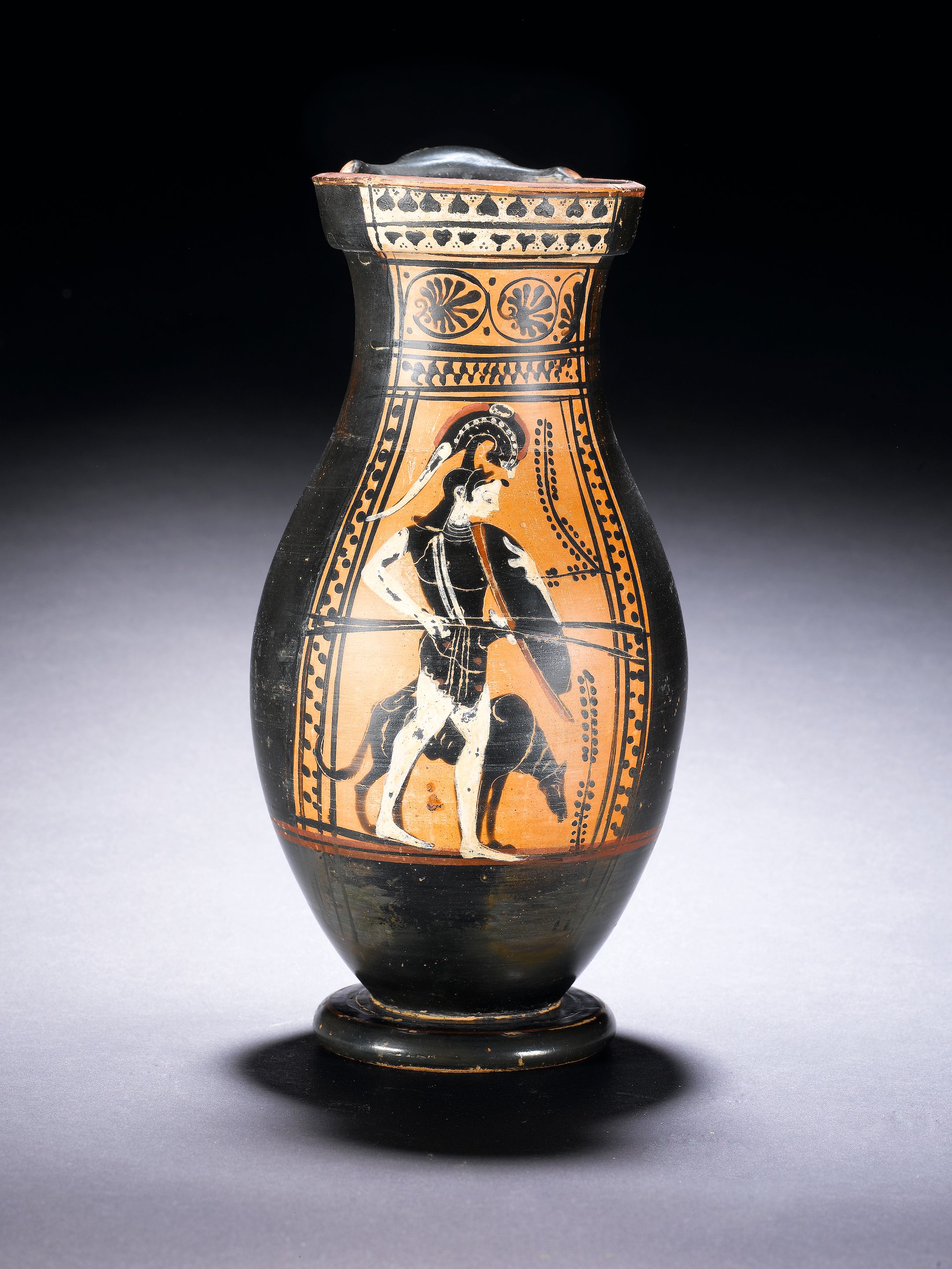 Bonhams : An Attic black-figure olpe