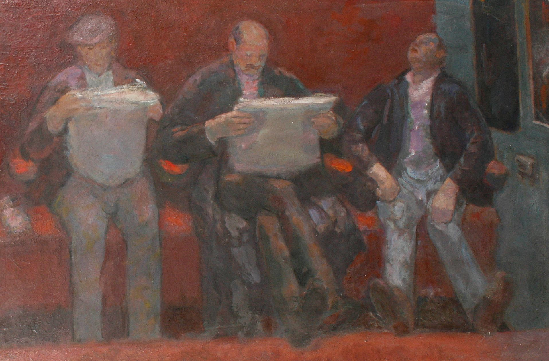 Bonhams : Albert Harold Palmer (1911-1985) Men at rest.