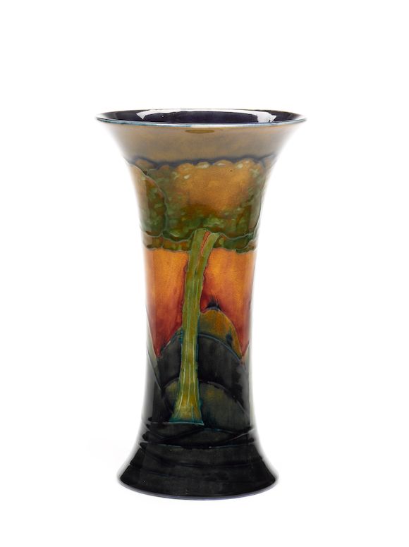 Bonhams : William Moorcroft 'Eventide' a fine large Vase, circa 1925