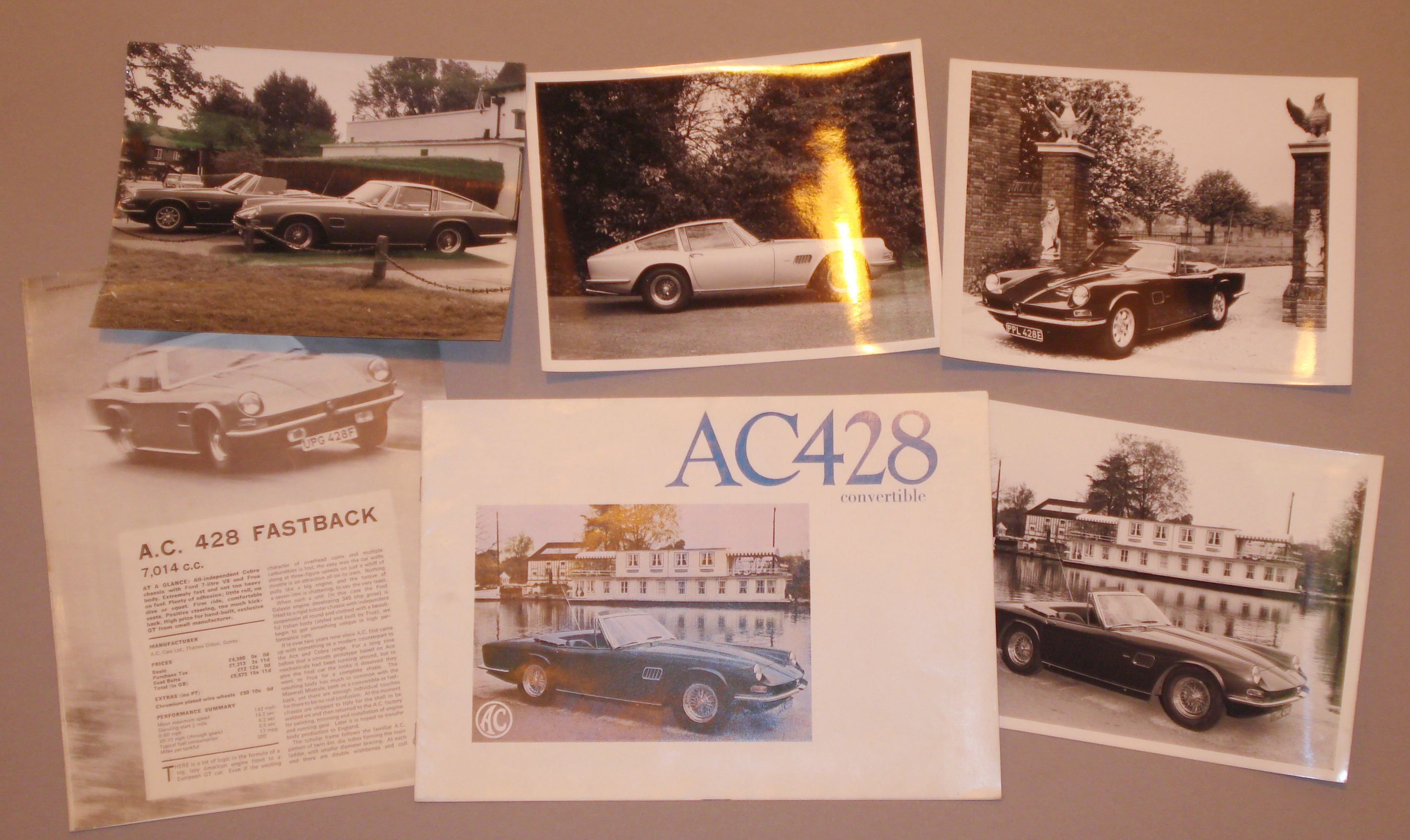 Bonhams Cars : A lot of AC 428 sales items,