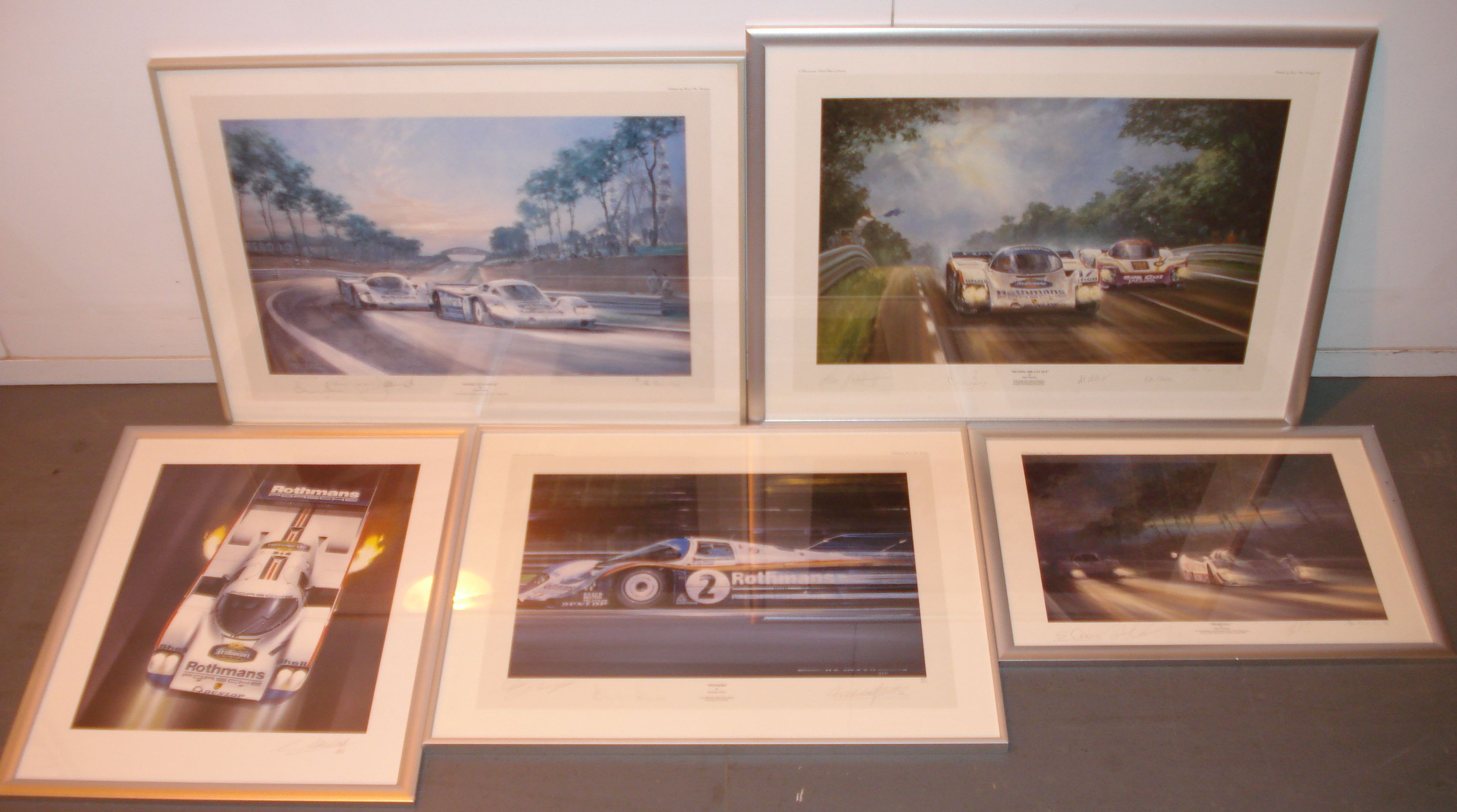 Bonhams Cars : Five prints relating to Group C sports prototype racing,