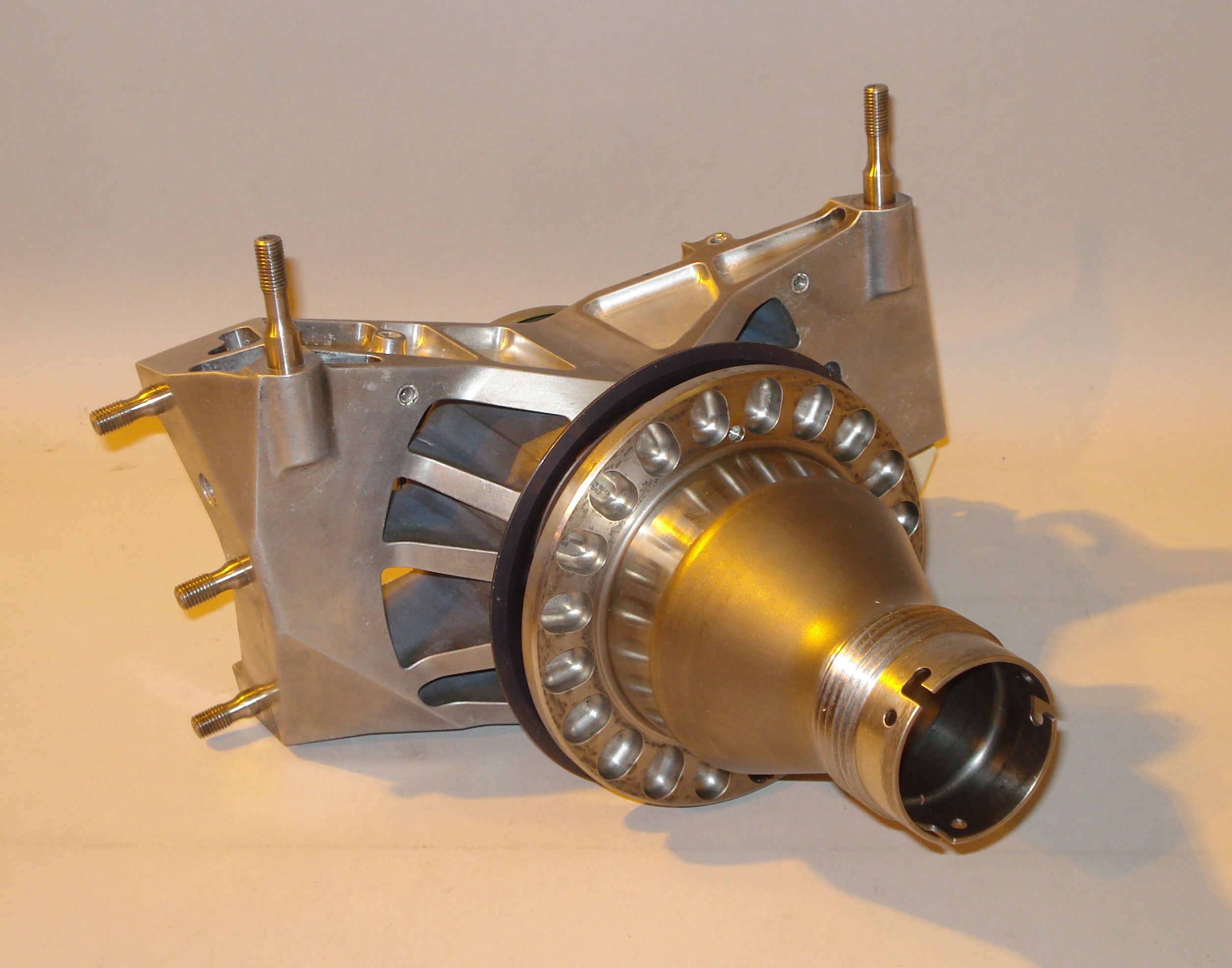 Bonhams Cars : An axle and upright assembly,