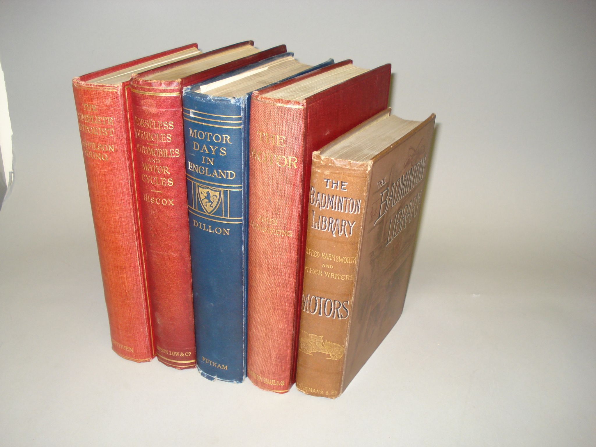 Bonhams Cars : Five motoring books, Edwardian,