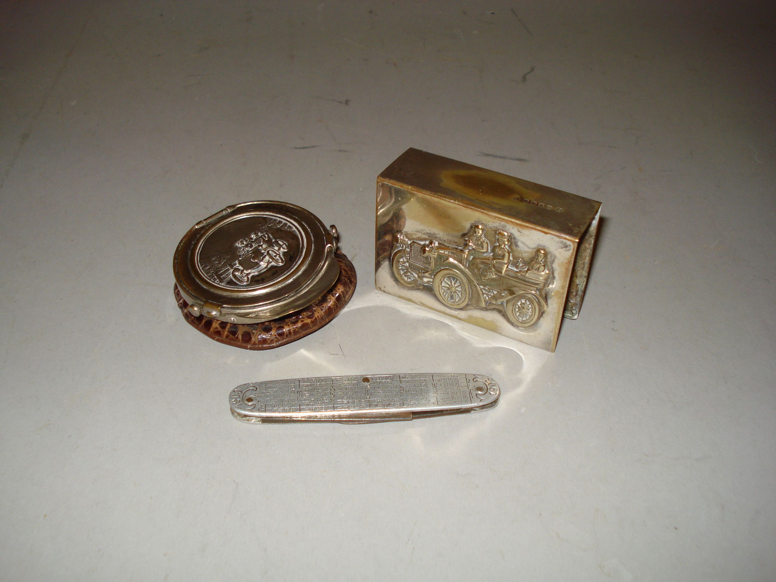 Bonhams Cars : Two Edwardian motoring decorated items,