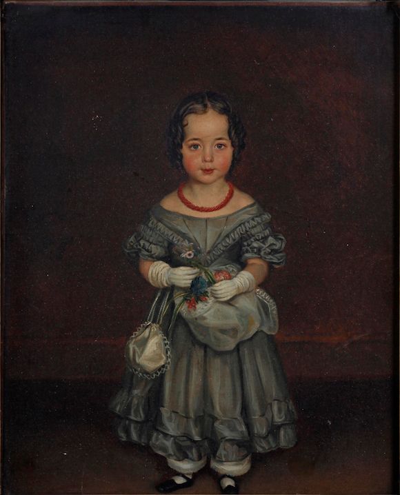 Bonhams : Matthew Shepperson (British, 1785-1874) Portrait of Mary Anne ...