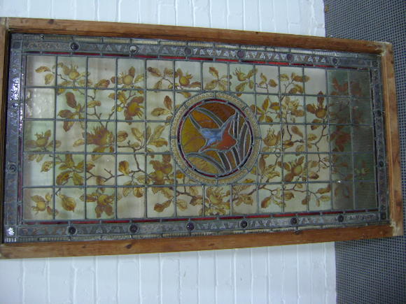 Bonhams A Victorian Stained Glass Panel