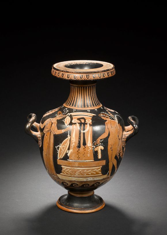 Bonhams : An Apulian red-figure hydria