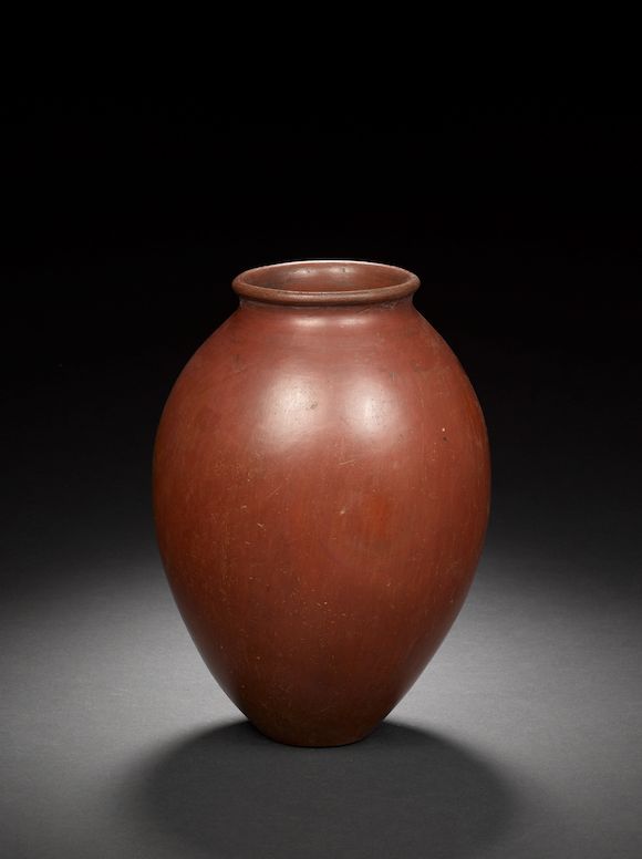 Bonhams : An Egyptian Predynastic red burnished ware jar