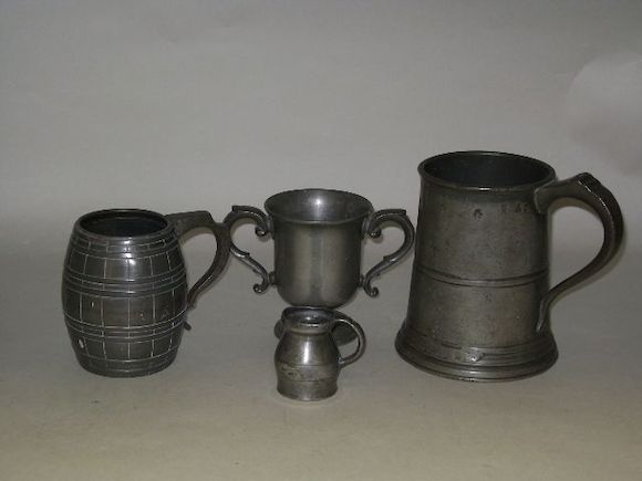 Bonhams : A 19th Century straight-sided quart mug