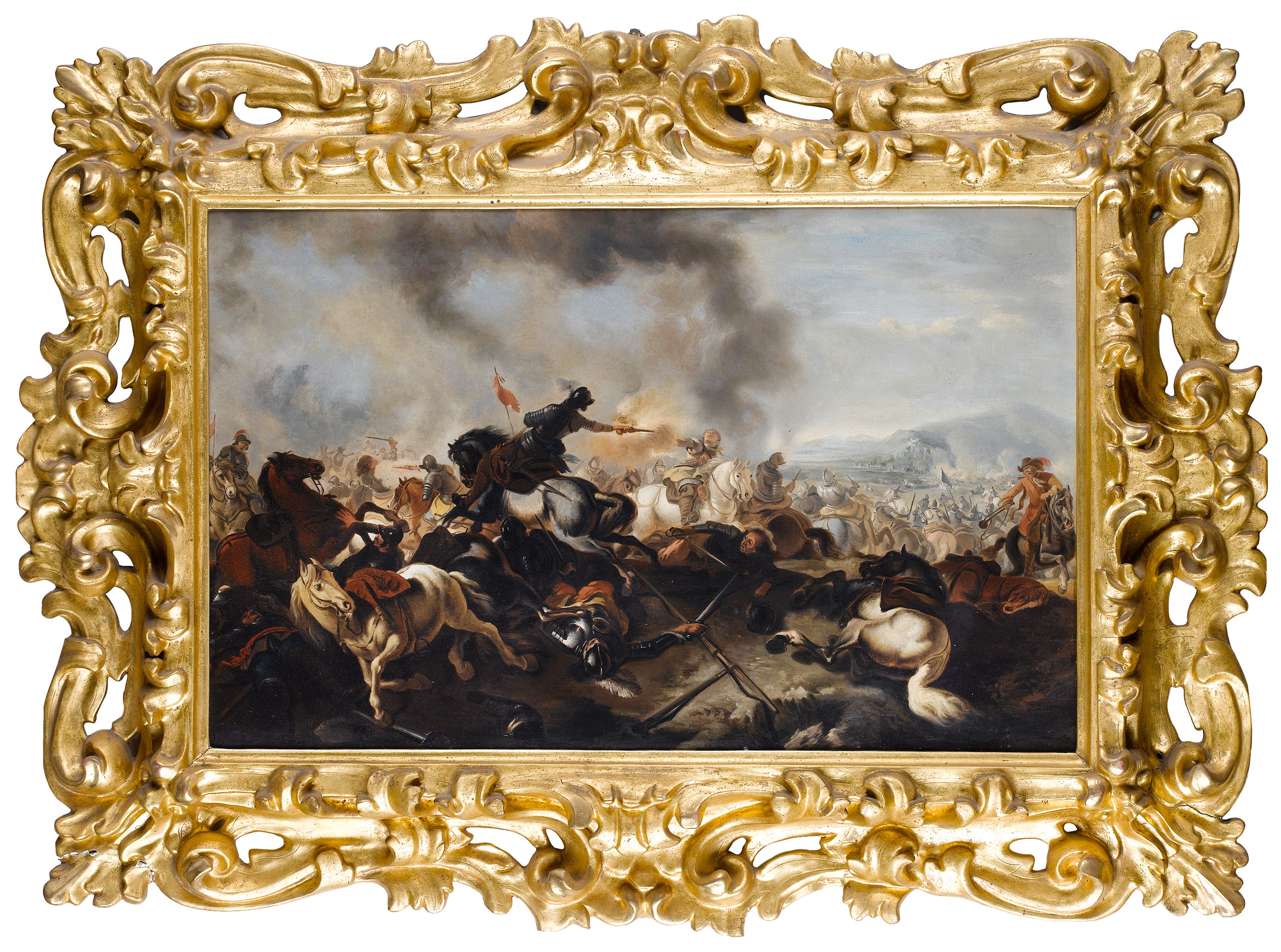 Bonhams : Manner of Jacques Courtois, called il Borgognone A cavalry ...