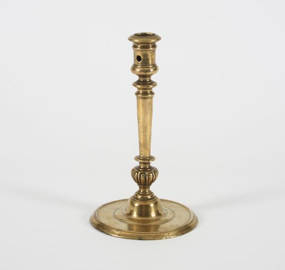 Bonhams : A rare early 17th Century French brass candlestick