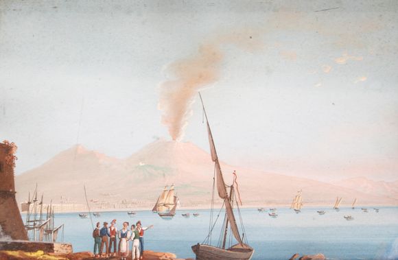Bonhams : Neapolitan School, late 19th Century The Bay of Naples with ...