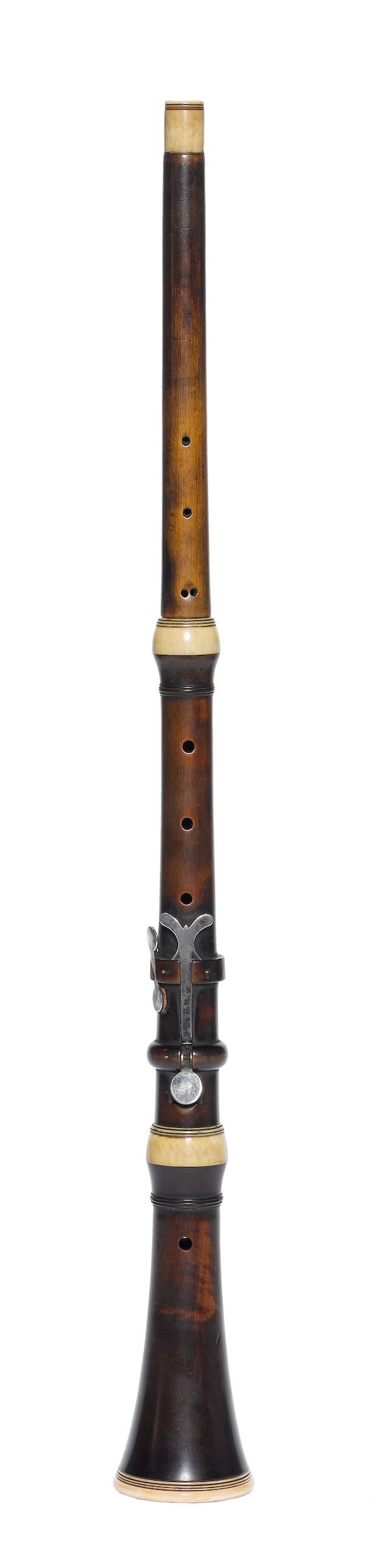 Bonhams : A Rare stained Boxwood and Ivory Oboe by Henry Kusder, London (1)