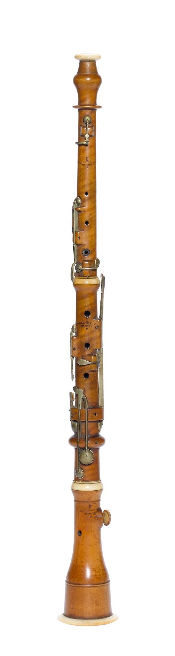 Bonhams : A Rare Hungarian Boxwood and Ivory Oboe by Scripsky, Budapest ...