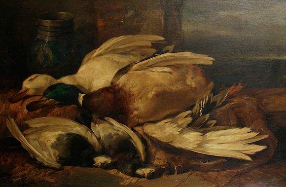 Bonhams : Henry Weekes (British, 1807-1877) Still life of dead game