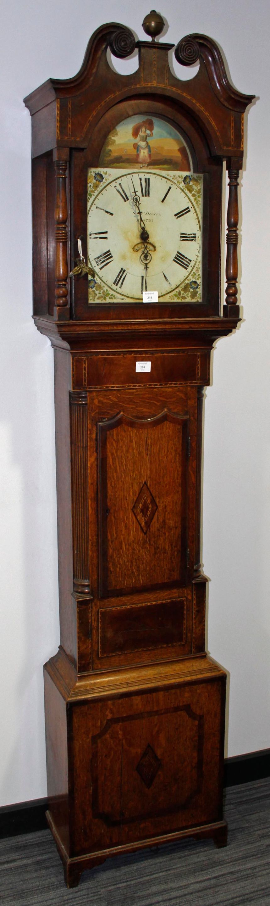 Bonhams : An early Victorian longcase clock Samuel Deacon, Barton.