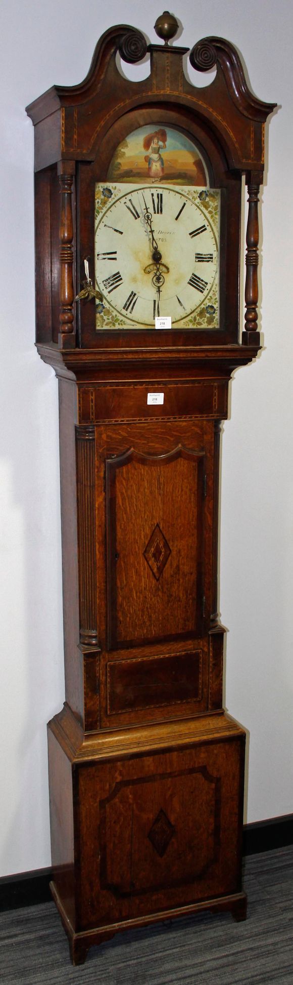 Bonhams : An early Victorian longcase clock: Samuel Deacon, Barton.