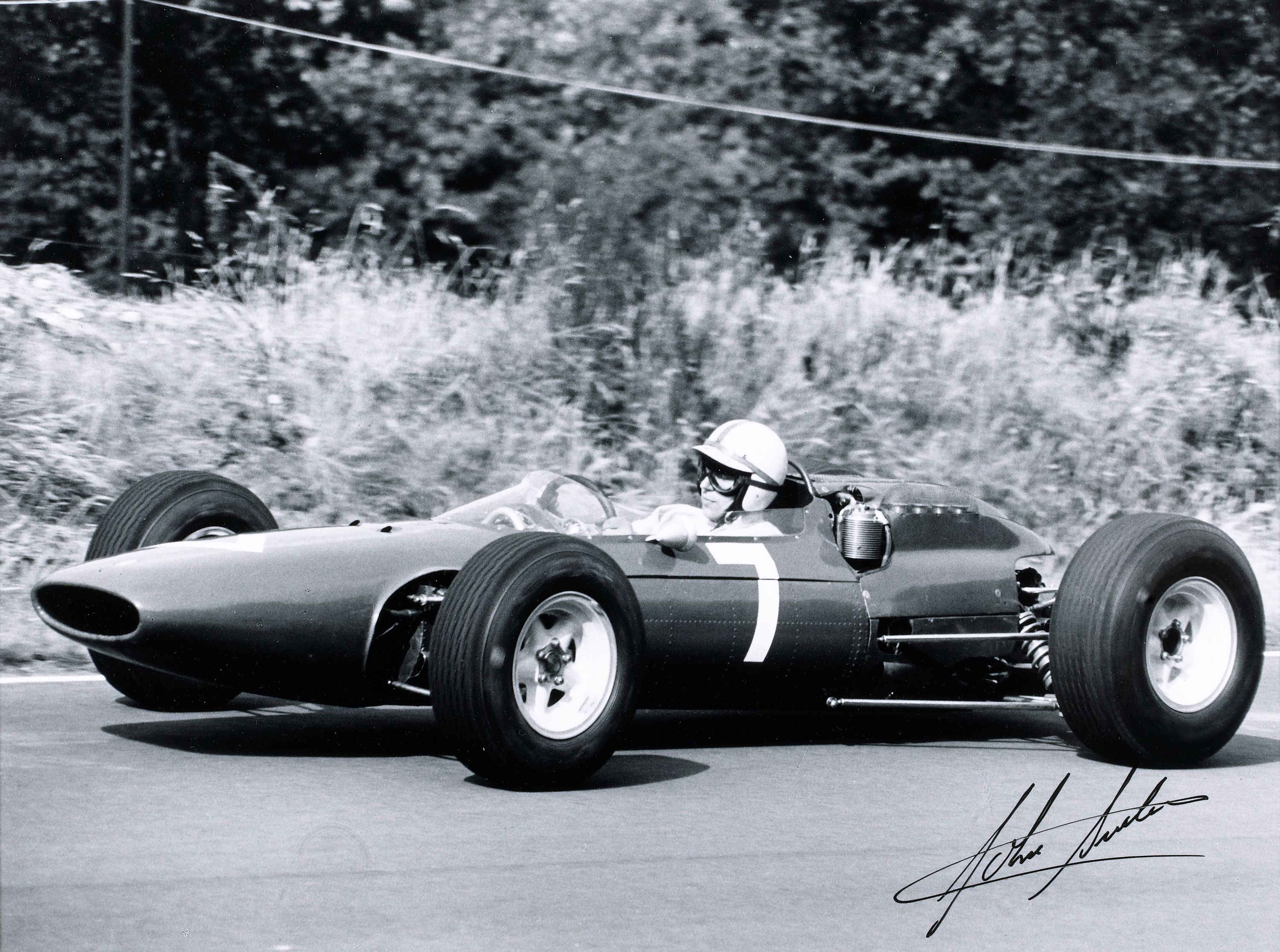 Bonhams Cars : A photograph by Nick Loudon depicting John Surtees ...