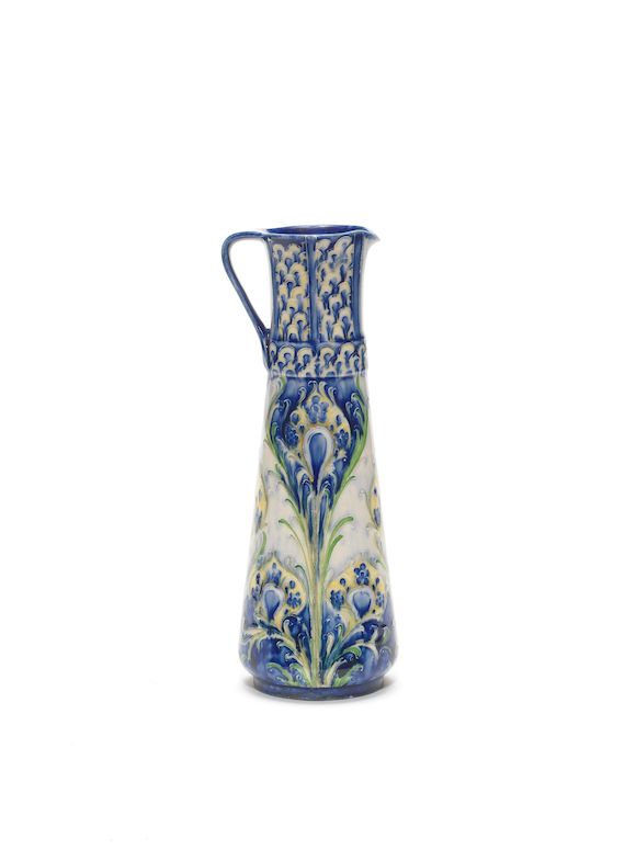 Bonhams : William Moorcroft 'Peacock Feathers' a Florian Pitcher, circa ...
