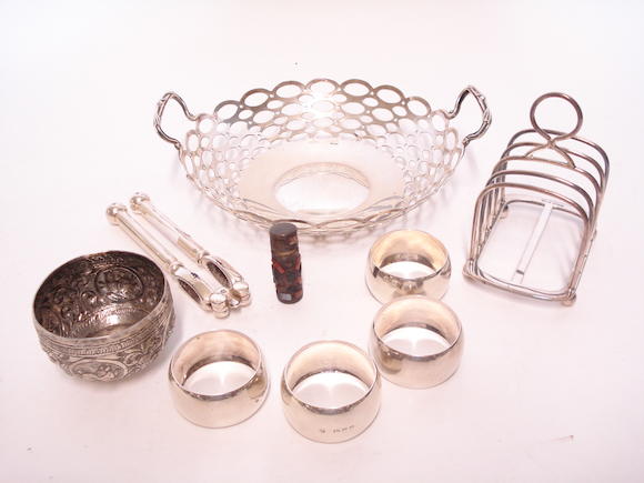 Bonhams A Small Collection Of Silver And Plated Items Various Dates