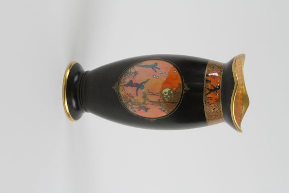 Bonhams : A Carlton Ware 'Moonlight Cameo' vase
