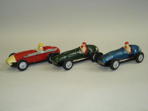 Bonhams : Scalextric tinplate F1 cars 5