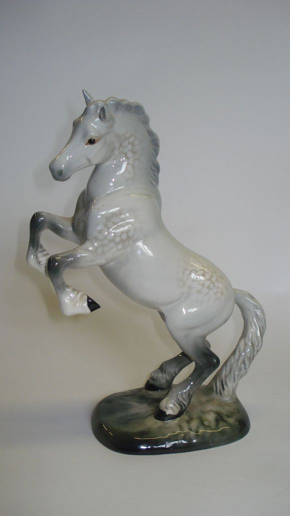 Bonhams : A Beswick horse figure 'Welsh Cob (rearing)'