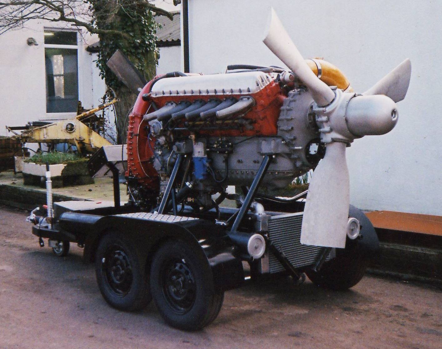 Bonhams Cars : A Packard Merlin v1650-7 type Aeroplane Engine,