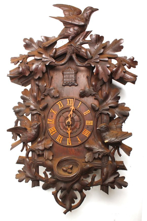 Bonhams : A late 19th century German cuckoo clock