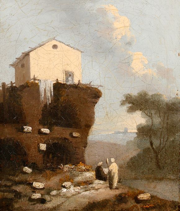 Bonhams : Circle of Richard Wilson R.A.(British, 1713-1782) Hadrian's ...