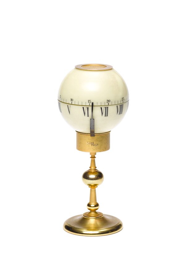 Bonhams : A 20th century brass mounted annular dial clock Imhof