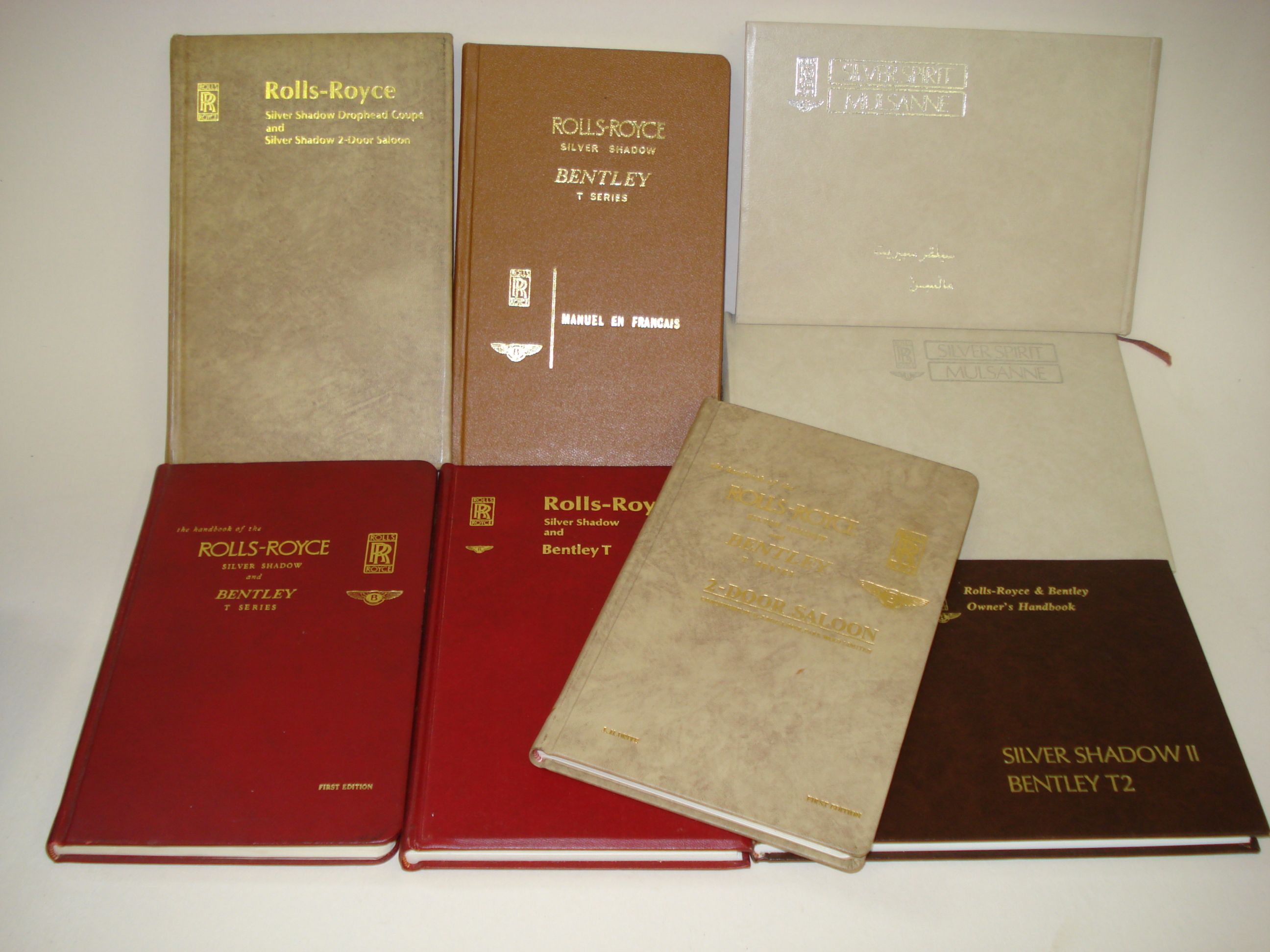 Bonhams Cars : Eight recent Rolls-Royce and Bentley publications,