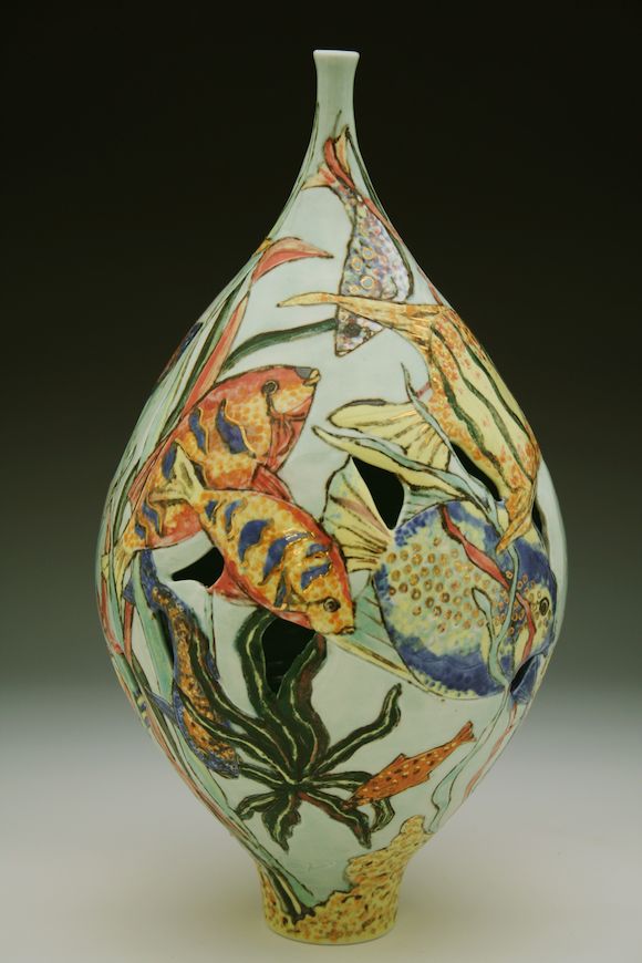Bonhams : Roger Cockram 'Coral Reef' a large Vessel, 2010