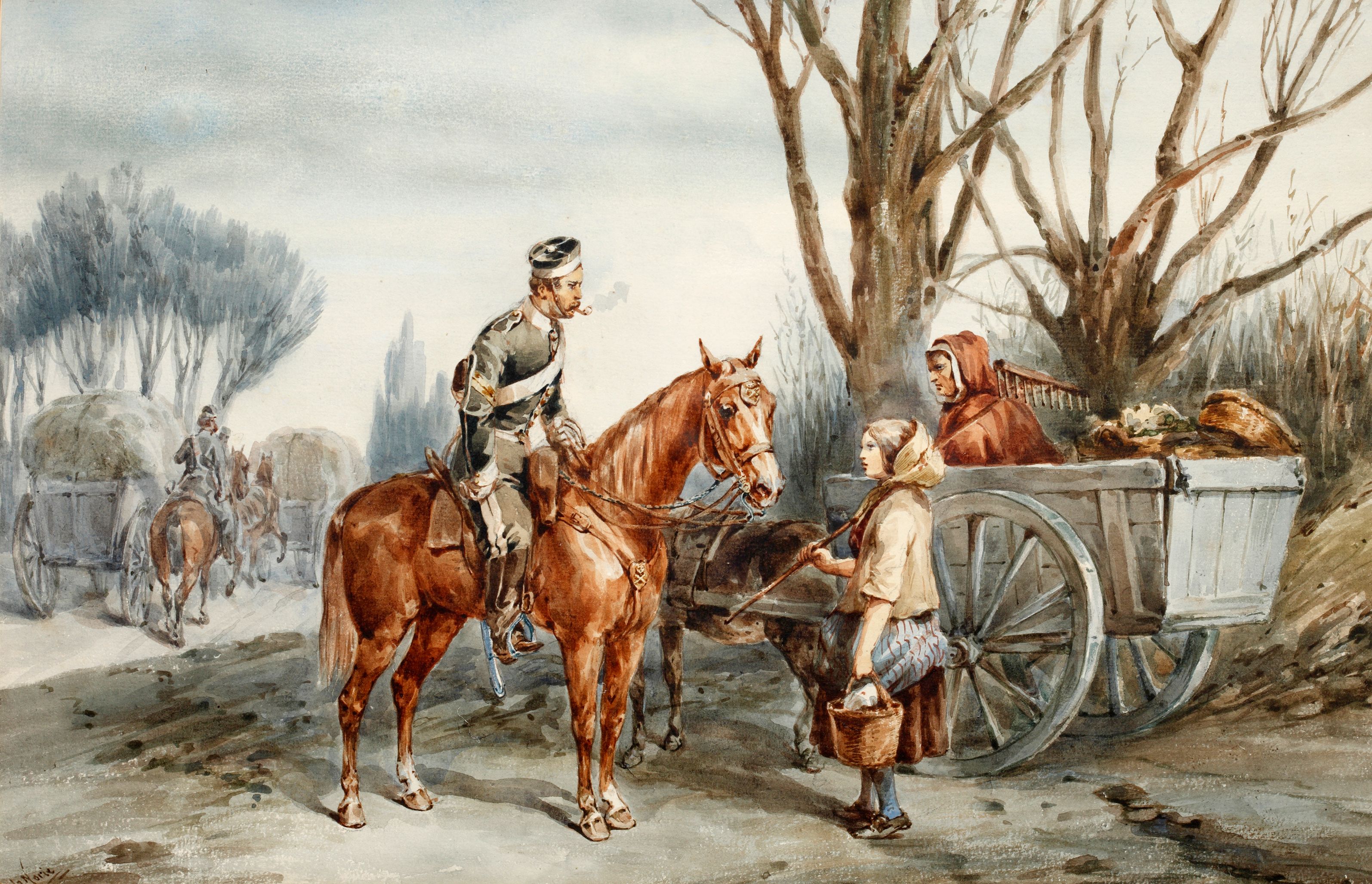 Bonhams : Orlando Norie (British, 1832-1901) The 17th (Duke of ...