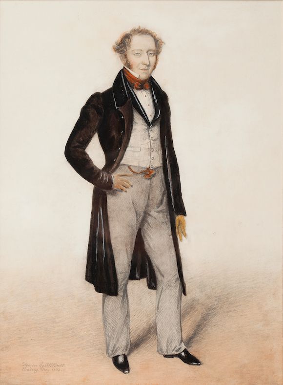 Bonhams : Albin Roberts Burt (British, 1783-1842) Portrait of a ...