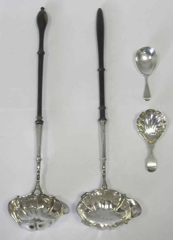 Bonhams : A George II silver toddy ladle, by Philip Garden, London 1745 ...