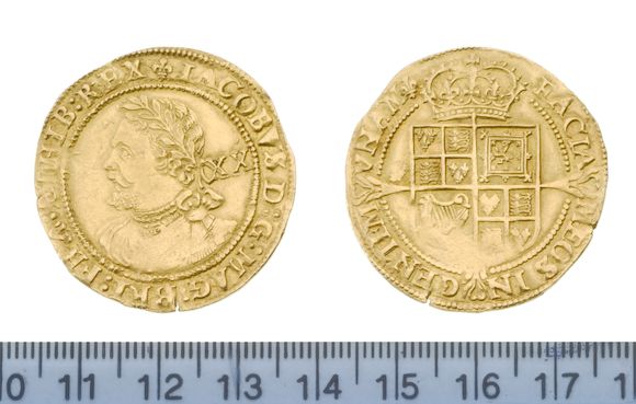 Bonhams : James I, third coinage (1619-25), Laurel, 9.0g, fourth head ...