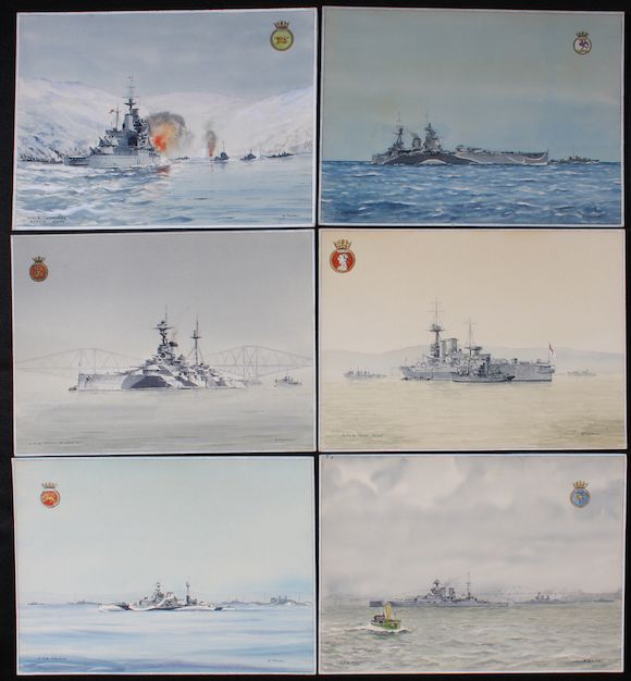 Bonhams : Eric Erskine Campbell Tufnell (British, 1888-1978) H.M.S ...