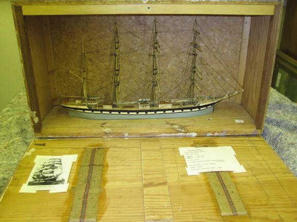Bonhams : A scratch built wooden model of the steel four masted barque ...