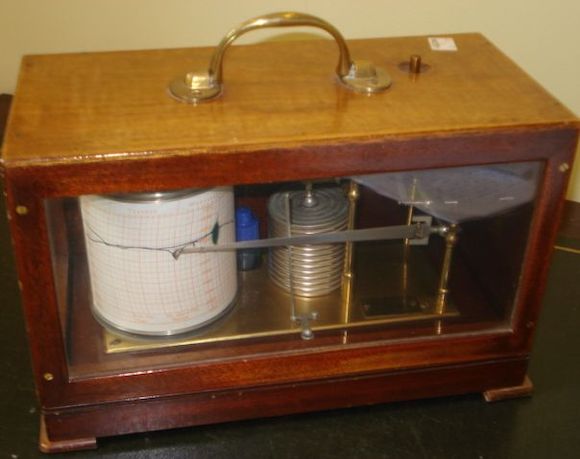 Bonhams : Casella-London, a mahogany cased barograph, with twelve ring ...