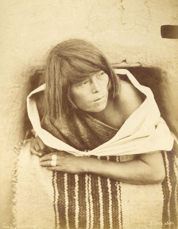 Bonhams : AMERICAN SOUTHWEST HILLERS (JOHN KARL) A Zuni maiden; Zuni ...