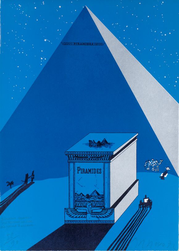 Bonhams : Eduardo Arroyo (Spanish, 1937) Piramides Two screenprints in ...