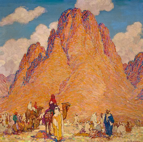 Bonhams : Henry James Soulen (American, 1888-1965) A pilgrimage to ...