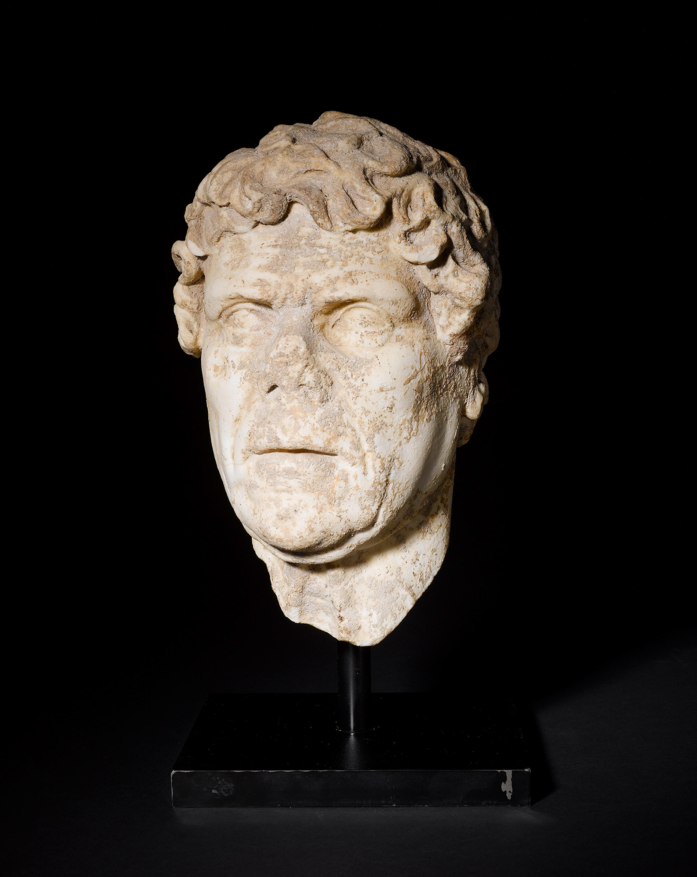Bonhams A Roman Marble Male Portrait Head