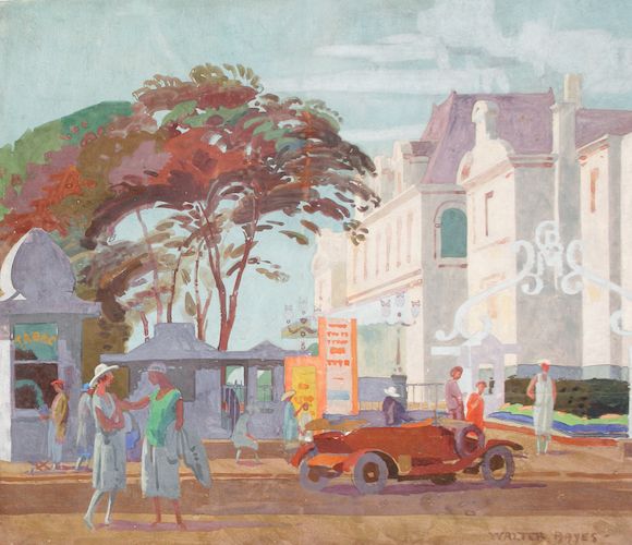 Bonhams : Walter Bayes (British, 1869-1956) Street scene, South of ...