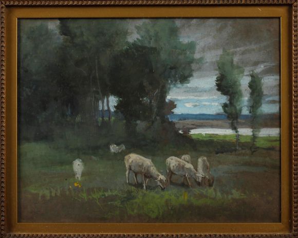 Bonhams : George Percy R. E. Jacomb-Hood (British, 1857-1929) Sheep ...